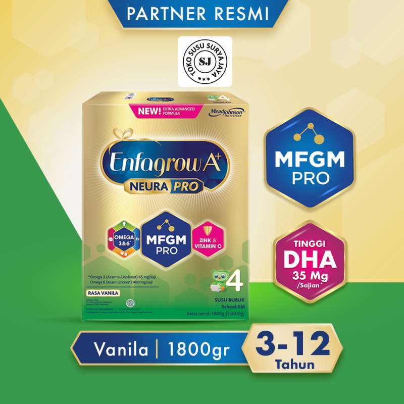 Jual Enfagrow A 4 Vanilla 1800 Gr Termurah - Harga Grosir Terupdate ...