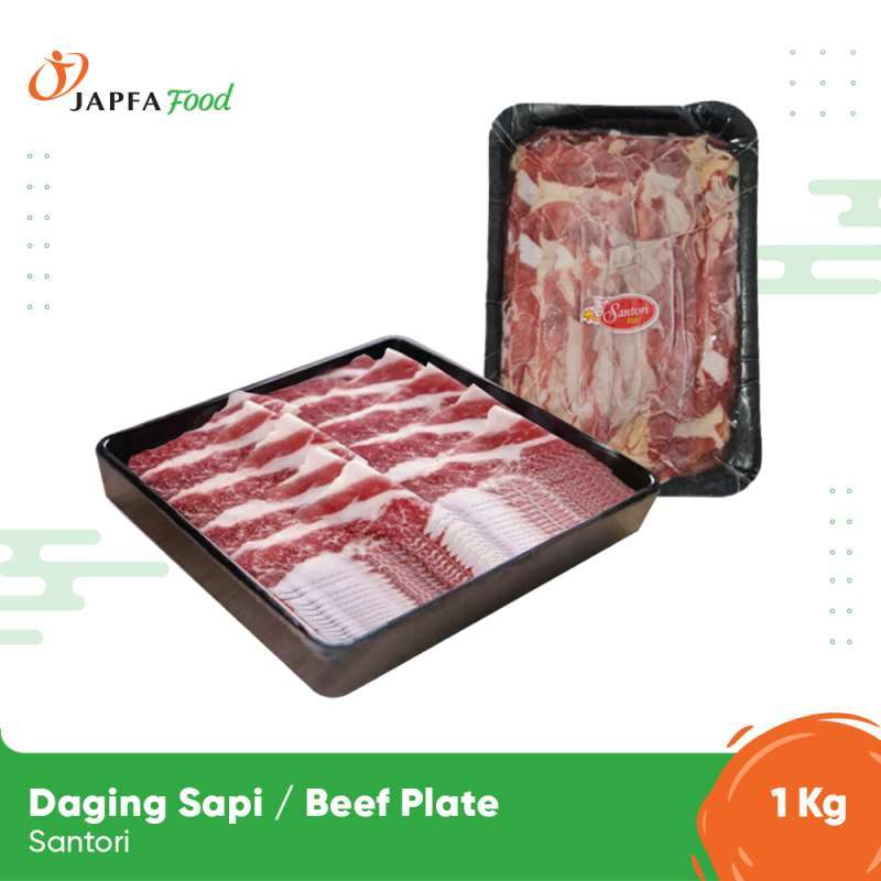 Promo Santori Daging Sapi Sliced / Beef Plate 1kg / 1000gr Diskon 13% ...