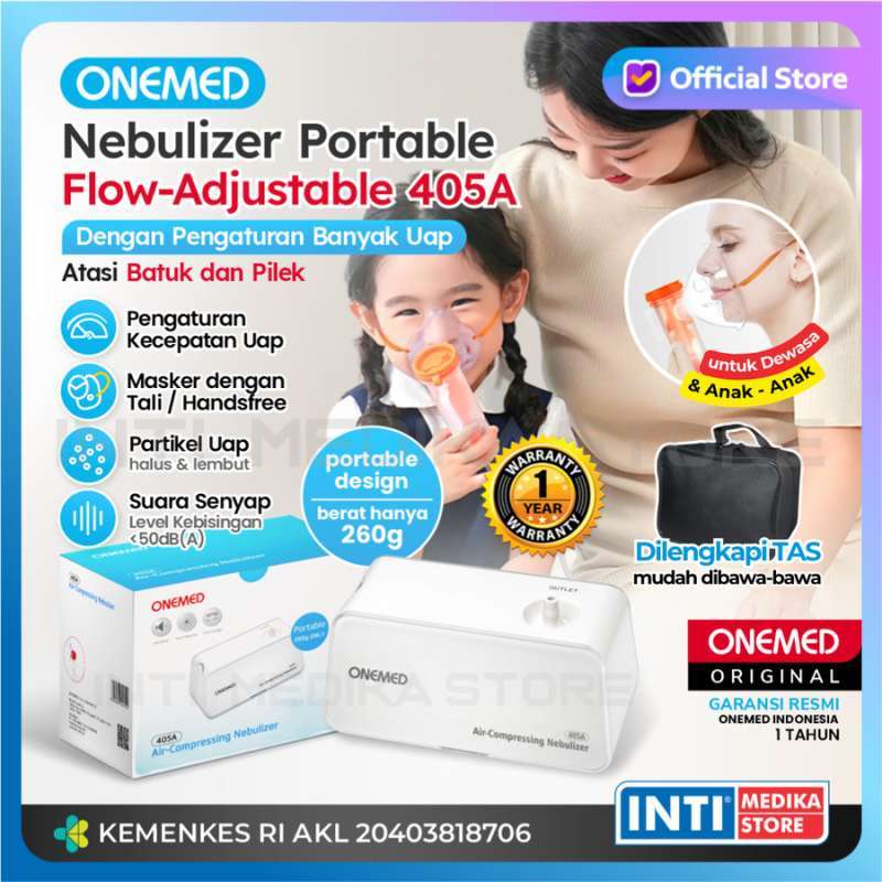 Promo Onemed - Nebulizer Portable 405a | Alat Terapi Uap Pernafasan One ...