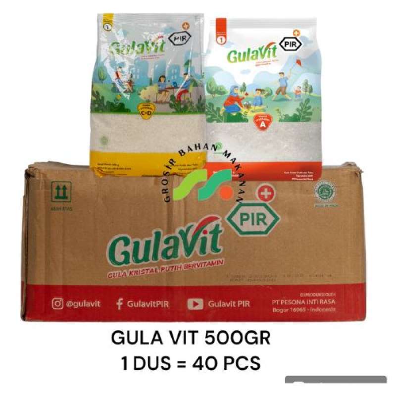 Jual Gula Kristal Putih Dari Tebu Dengan Vitamin A / Gula Vit 500gr Per ...