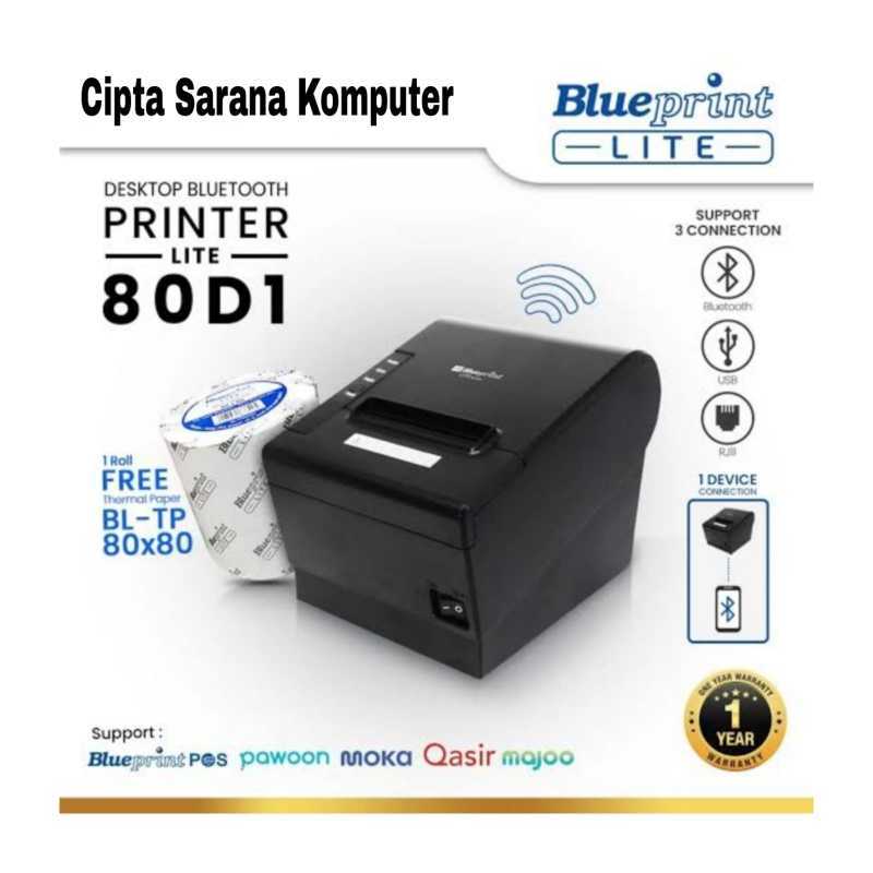 Jual Blueprint Bp-lite 80d1 Printer Thermal Usb + Bluetooth + Rj11 ...