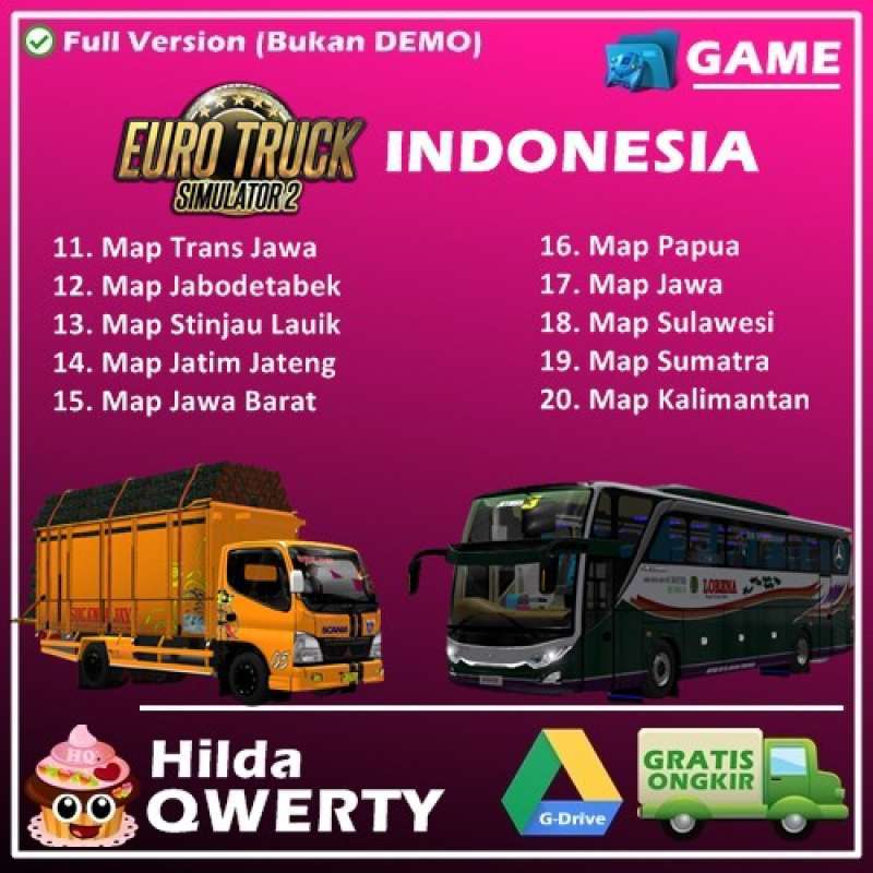 Promo Ets2 Euro Truck Simulator 2 Mod Indonesia Untuk Pc Laptop Diskon ...