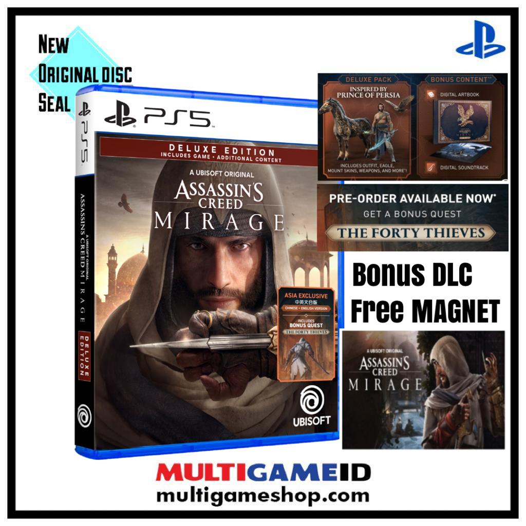 Jual PS5 Assassin's Creed Mirage Deluxe edition Region Asia di Seller MultiGameID Official Store ...