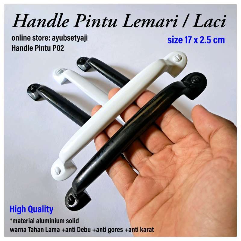Jual Handle Pintu Lemari P02 Handle Panjang 17cm Gagang Pintu Lemari Furniture Tarikan Laci ...