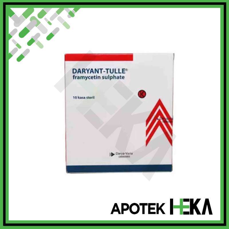 Promo Daryant Tulle 10 x 10 cm Satuan 1 Lembar - Kasa Steril Antibiotik ...