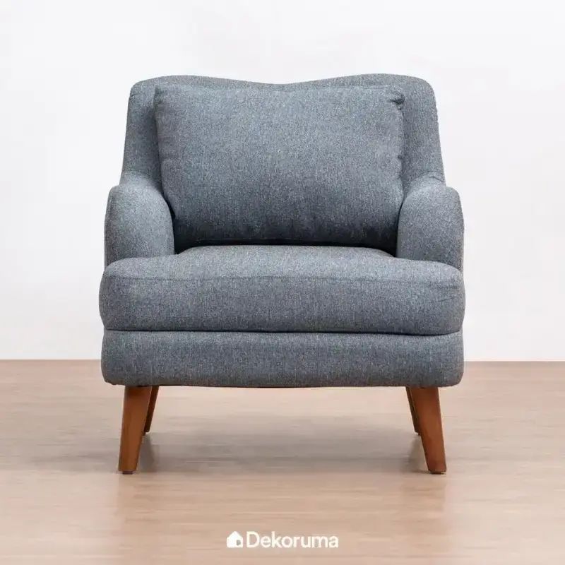 Promo Dekoruma Hisa Sofa Minimalis 1 Dudukan Kain / Sofa Single Seater ...