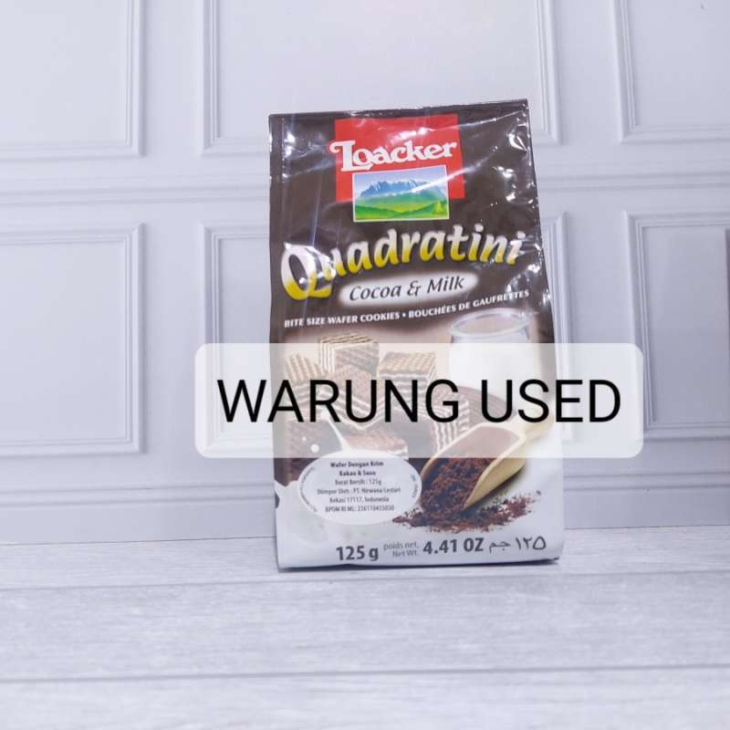 Jual Loacker Quadratini 125gr wafer All Varian - COCOA & MILK di Seller ...