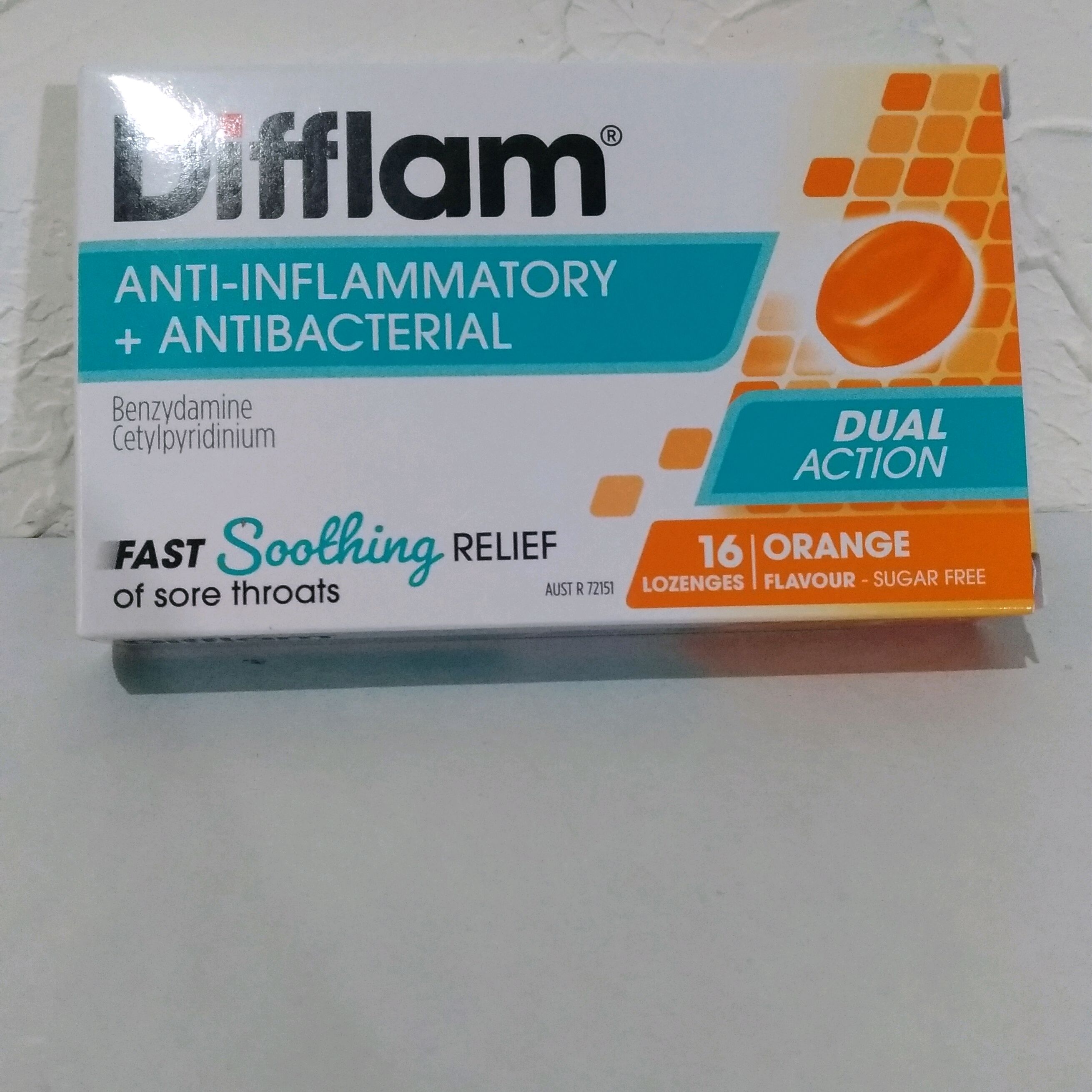 Jual DIFFLAM ANTI - INFLAMMATORY + ANTI BACTERIAL 16 LOZENGES di Seller ...