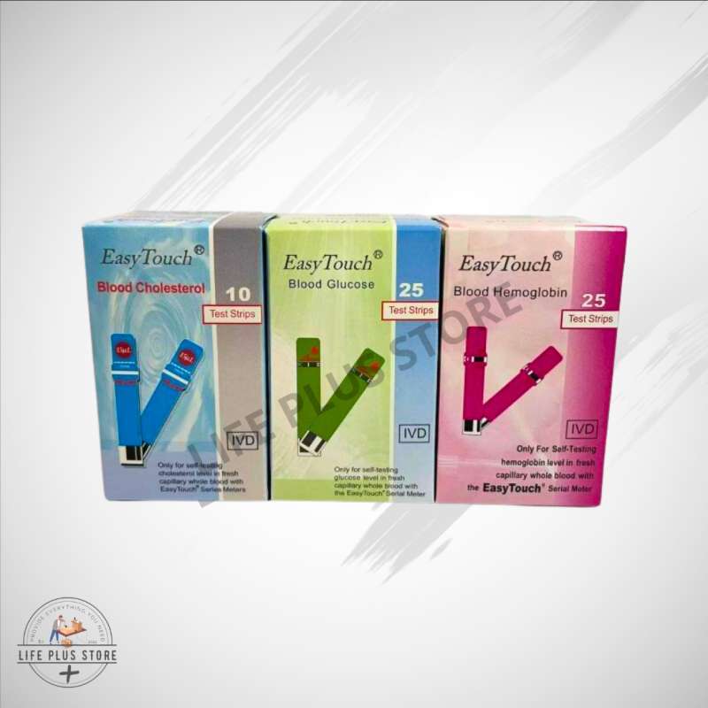 Jual Paket Strip Easytouch Gchb / Refill Easy Touch (gula,kolesterol ...