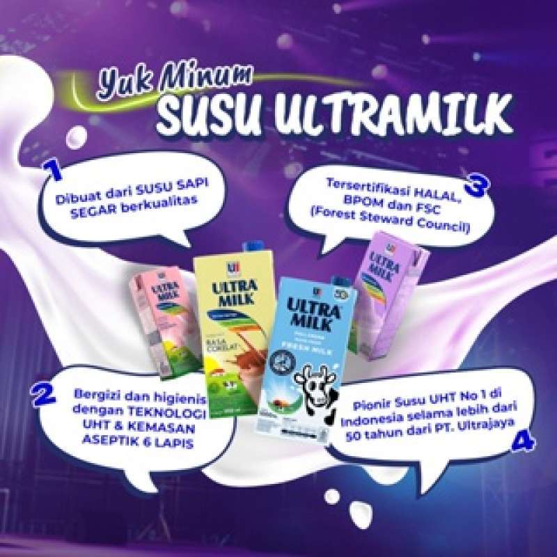Promo Ultra Milk Low Fat Chocolate 1000 Ml Diskon 11% Di Seller ...