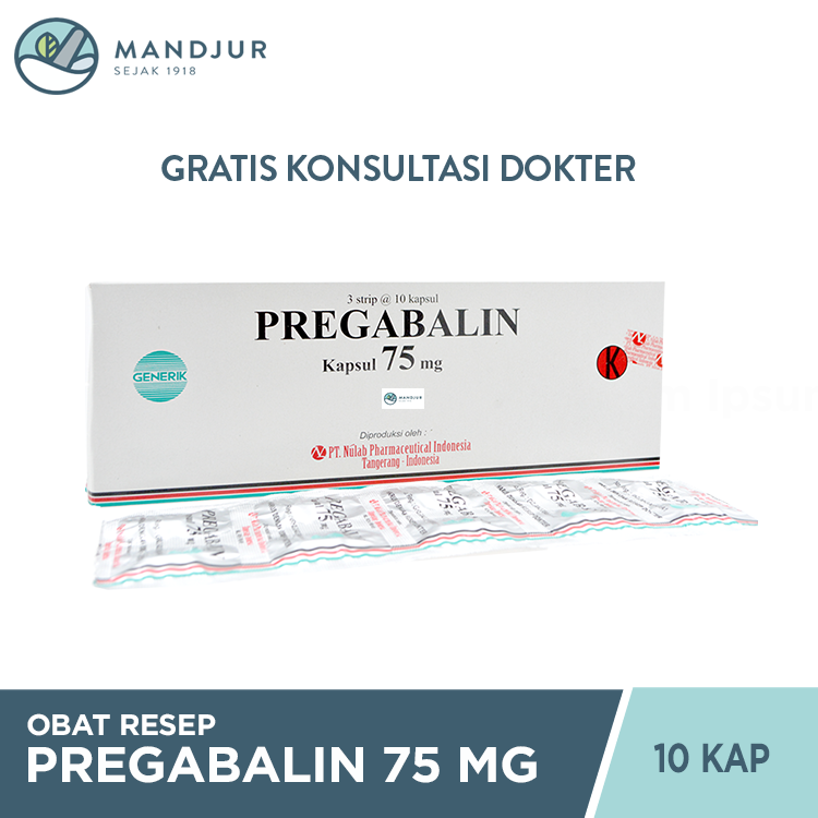 Pregabalin 75 Mg Lengkap Harga Terbaru Juli 2024 | Blibli