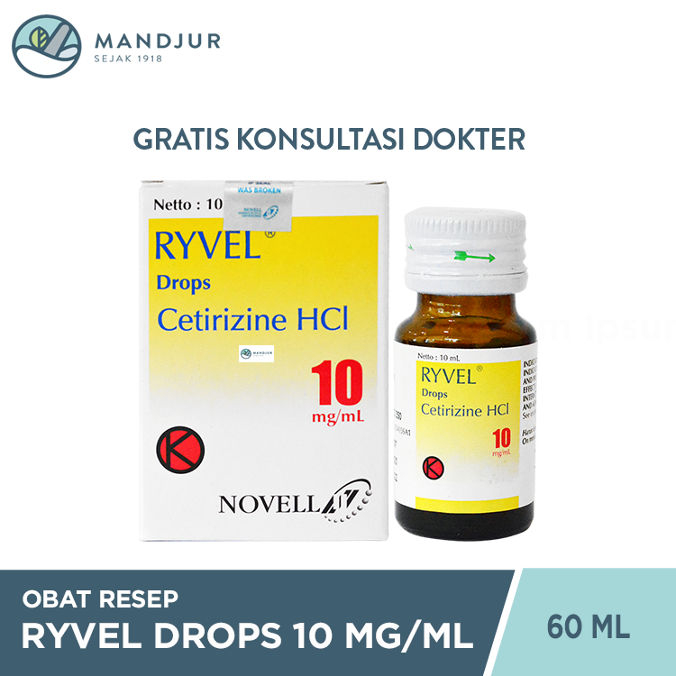 Jual Ryvel Drops 10 Ml Di Seller Apotek Mandjur Official Store - Kebon ...
