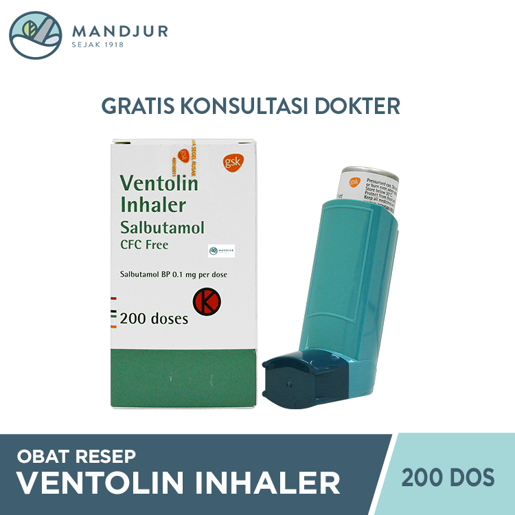 Ventolin Inhaler Lengkap Harga Terbaru Agustus 2024 | Blibli