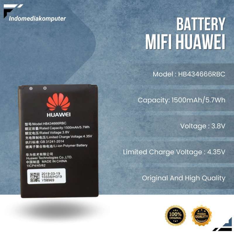 Jual Huawei Modem Battery Original Murah - Harga Diskon Juli 2024 | Blibli