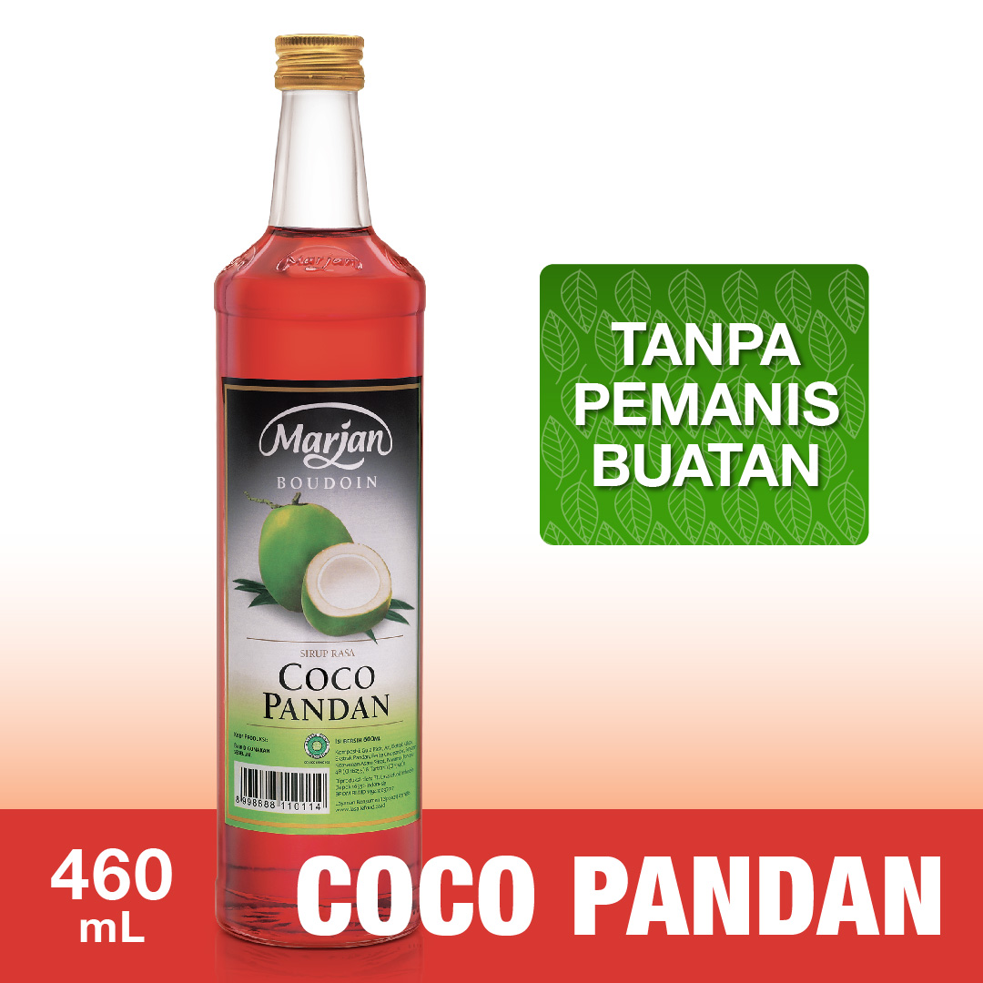 Promo Marjan Cocopandan Sirup 460 Ml Diskon 33% Di Seller Lasallefood ...