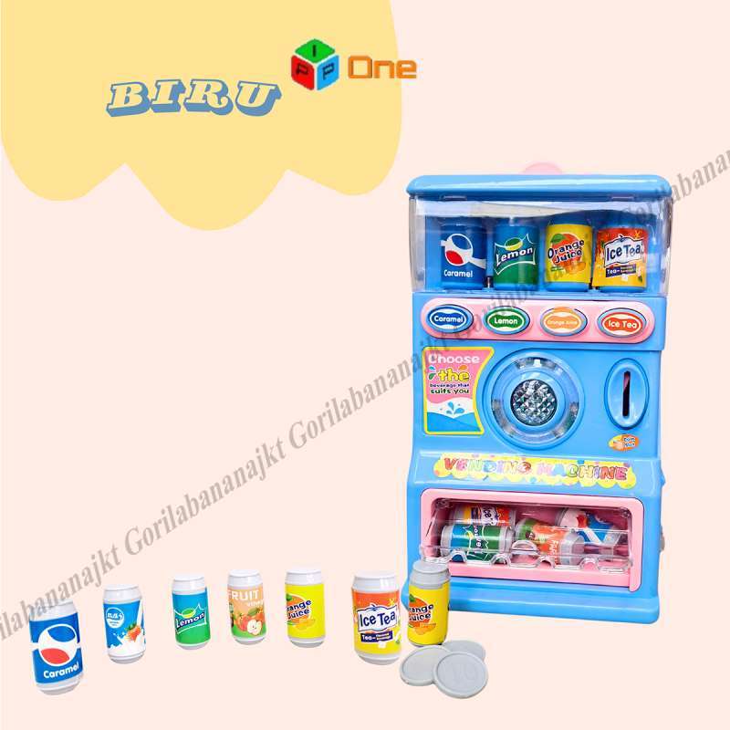 Jual Vending Machine Mainan Anak Mesin Minuman Otomatis Lampu Dan Lagu ...