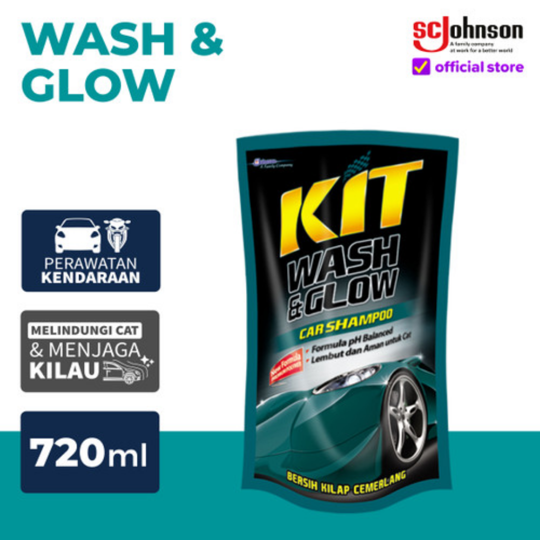 Promo Shampoo Mobil Kit Car Wash & Glow [720 Ml] Sabun Cuci Mobil Pouch ...