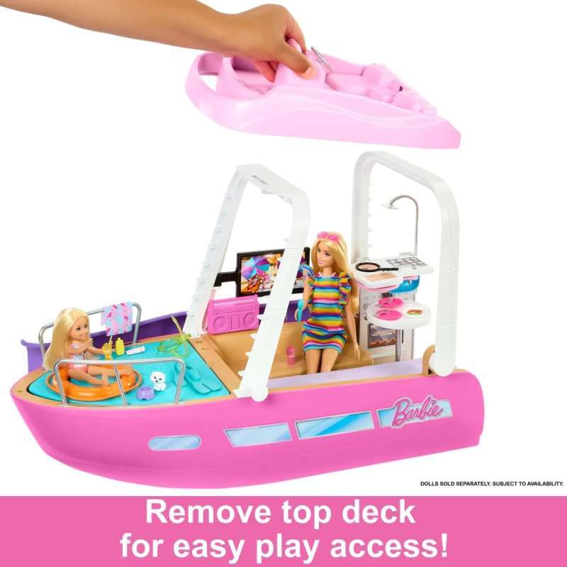 Promo Barbie Dream Boat Playset With Pool, Slide And 20+ Accessories ...