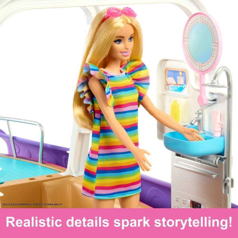 Promo Barbie Dream Boat Playset With Pool, Slide And 20+ Accessories ...