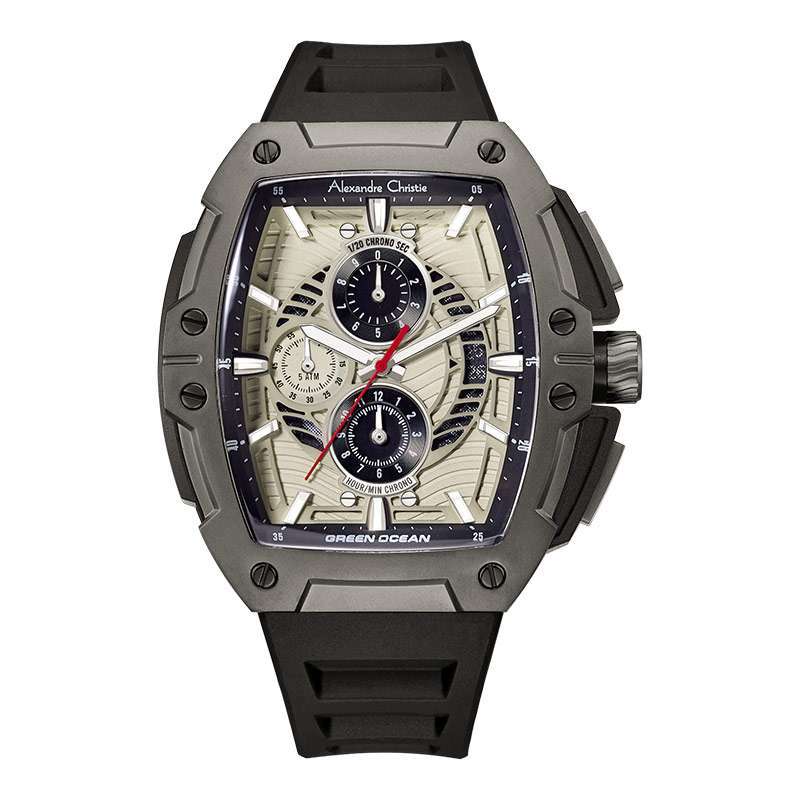 Jual Jam Tangan Pria Alexandre Christie Green Ocean Ac 6629 Mc Repdg ...