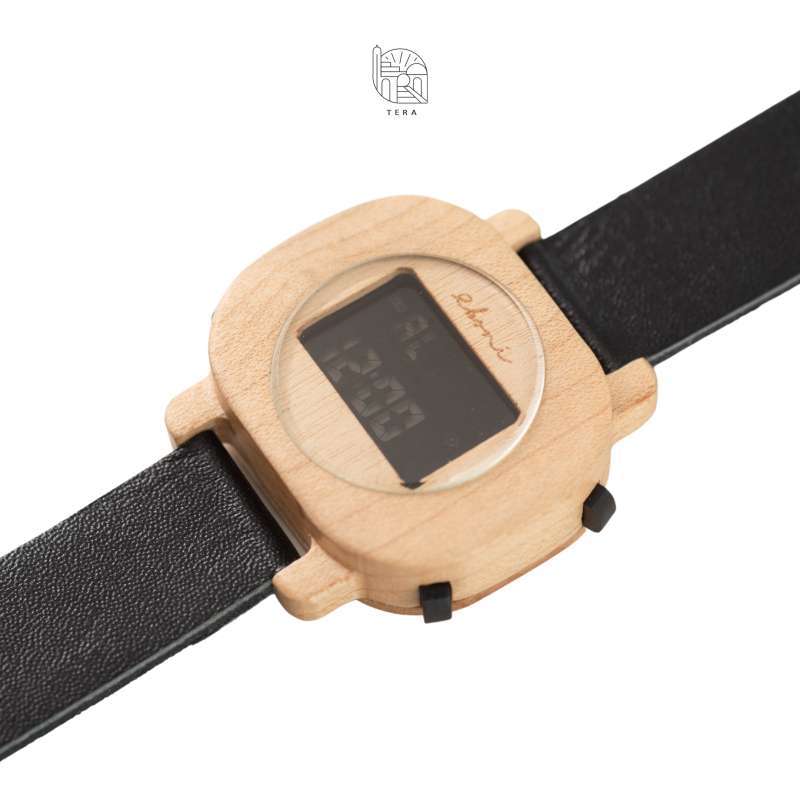 Promo Eboni Watch X Blibli Jam Tangan Kayu Digital Unisex Tera Series ...