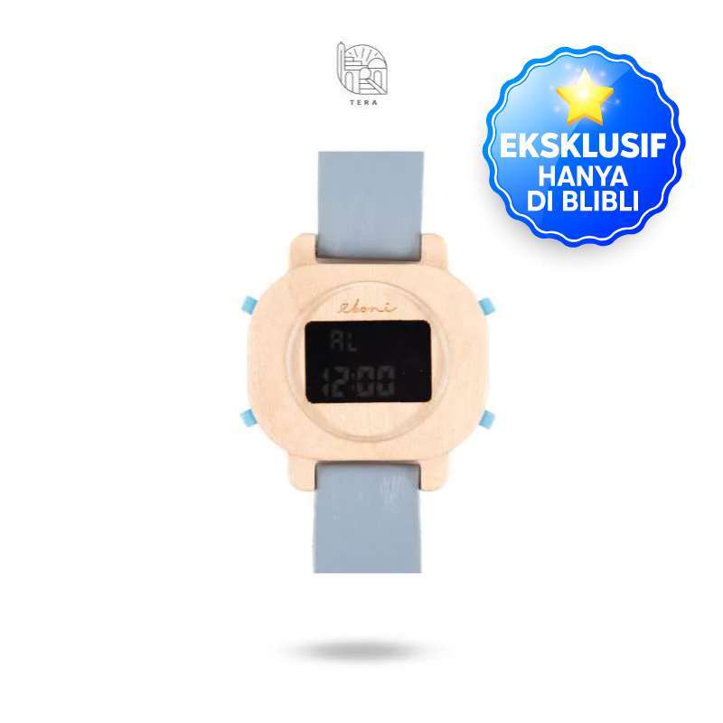 Promo Eboni Watch X Blibli Jam Tangan Kayu Digital Unisex Tera Series ...