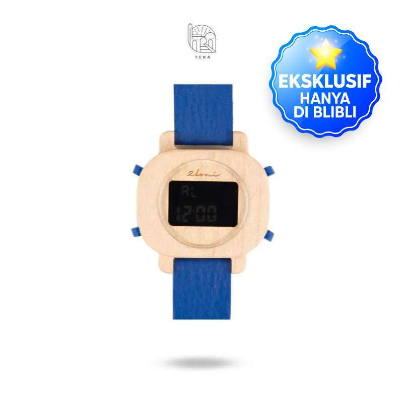 Promo Eboni Watch X Blibli Jam Tangan Kayu Digital Unisex Tera Series ...