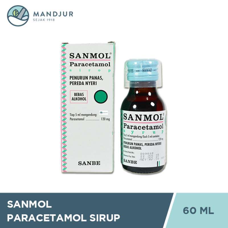Jual Sanmol Paracetamol Syrup 120 Mg Terbaik Mei 2026 - Harga Murah ...