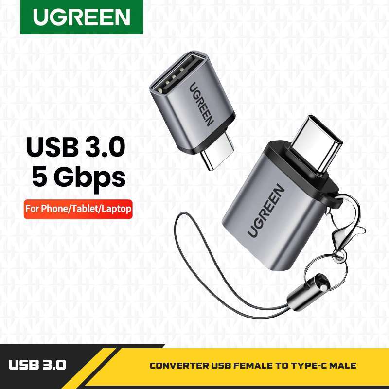 Jual Ugreen 50283 Otg Type C Male To Usb 3.0 Female Converter Adapter ...