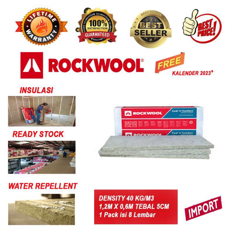 Jual Rockwool Slab Density 40 Kg 💯 Harga Murah & Kualitas Terbaik ...