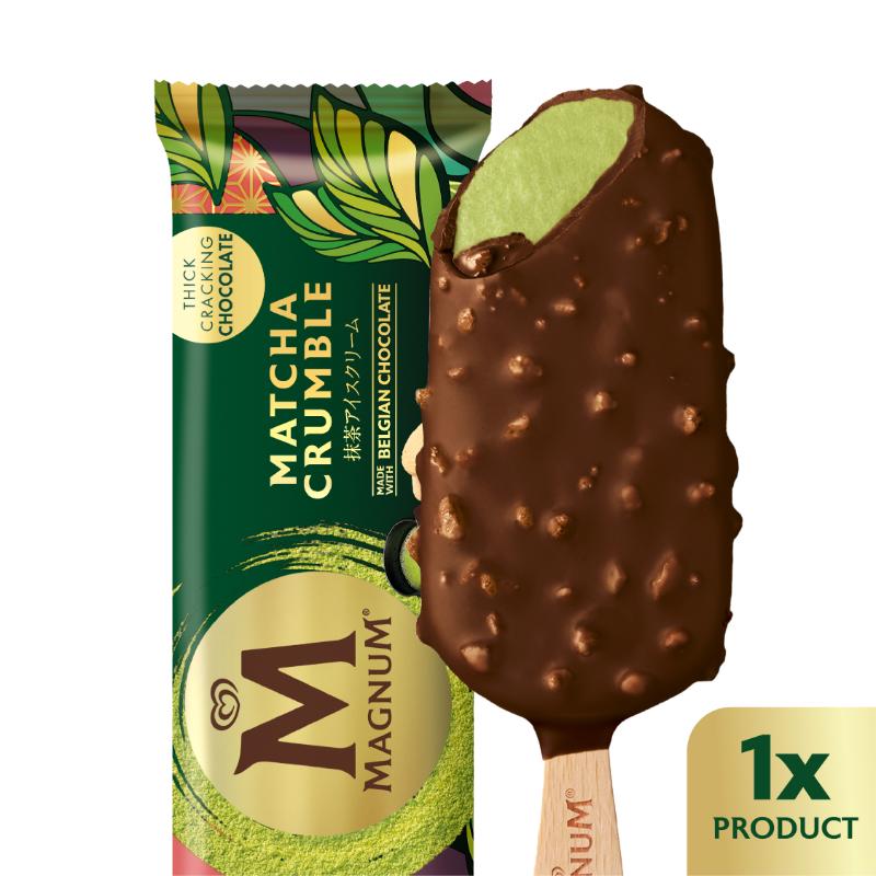 Promo Jakarta - Wall's Magnum Matcha Crumble [80 Ml] Halal Diskon 12% ...