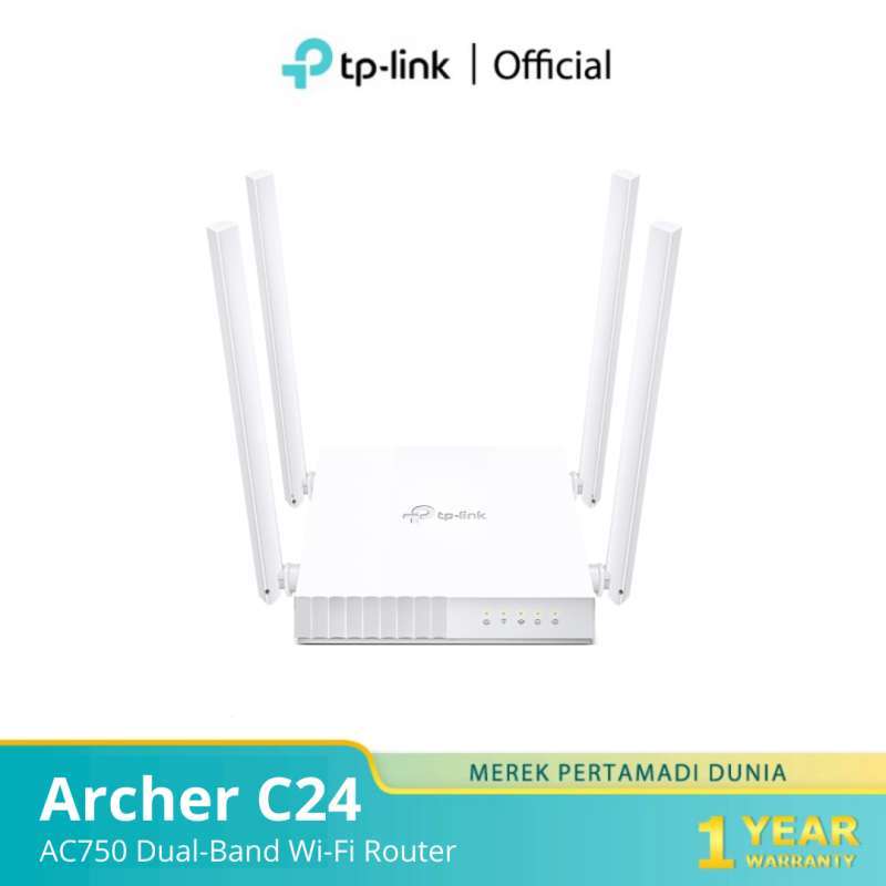 Promo Tp-link Archer C24 Ac750 Dual-band Wi-fi Router High Speed Wi-fi ...