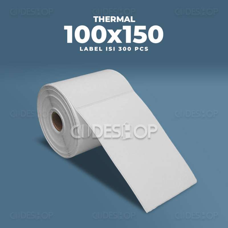 Jual Kertas Label Printer Barcode 100 X 150 Mm ( 1 Line ) Thermal Isi 300 Di Seller Codeshop ...