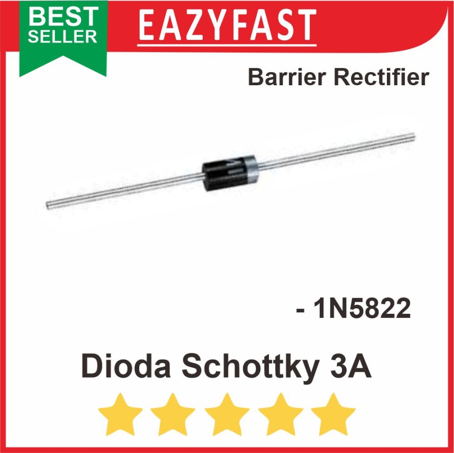 Jual Dioda Schottky 3A 1N5822 1N 5822 3 A Ampere Barrier Rectifier ...