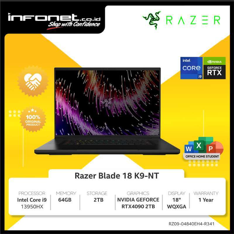 Jual Razer Blade 18 K9-nt I9-13980hx 64gb 2tb Rtx 4090 2tb W11 Di ...
