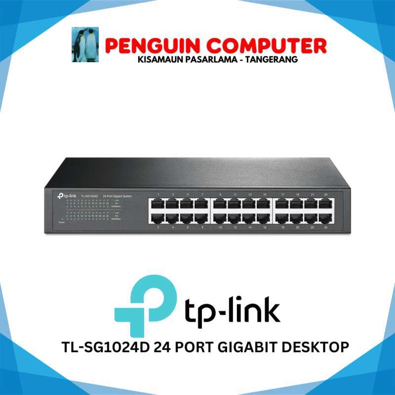 Jual Tp-link Tl-sg1024d 24 Port Gigabit Desktop/rackmount Switch Hub Di ...