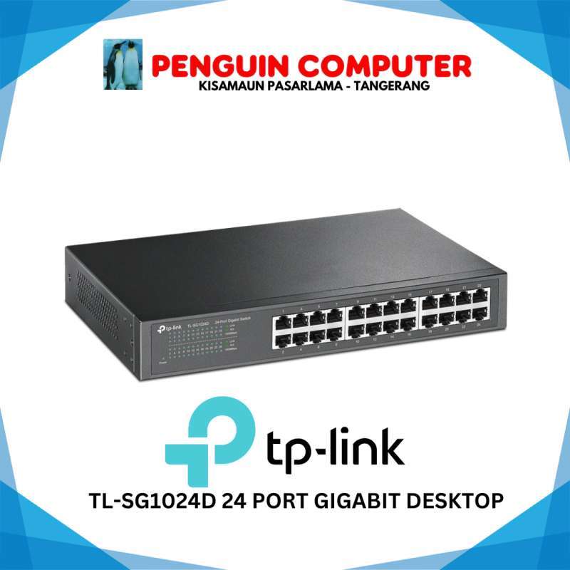 Jual Tp-link Tl-sg1024d 24 Port Gigabit Desktop/rackmount Switch Hub Di ...
