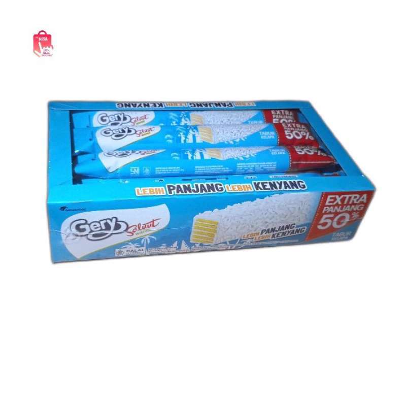 Jual Gery Saluut Wafer Krim Tabur Kelapa ( 1 Box/12 Pcs ) - Rasa Kelapa ...