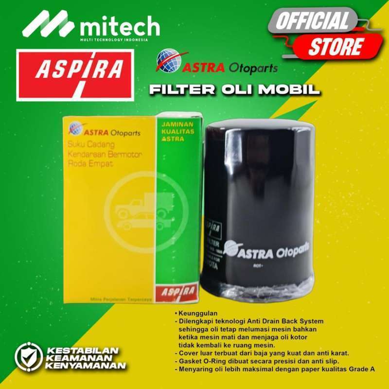 Jual Filter Oli Aspira Colt Diesel Hino Dutro / Dynasaurus / Dyna 115 ...