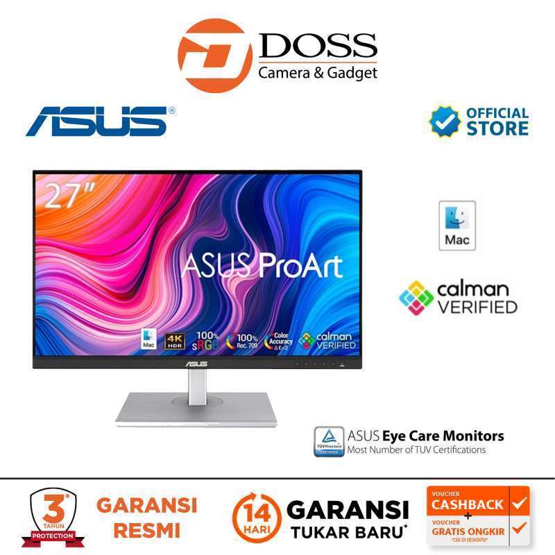 Jual Asus Proart Display Pa279cv 27” 4k Hdr Uhd Professional Monitor Di ...