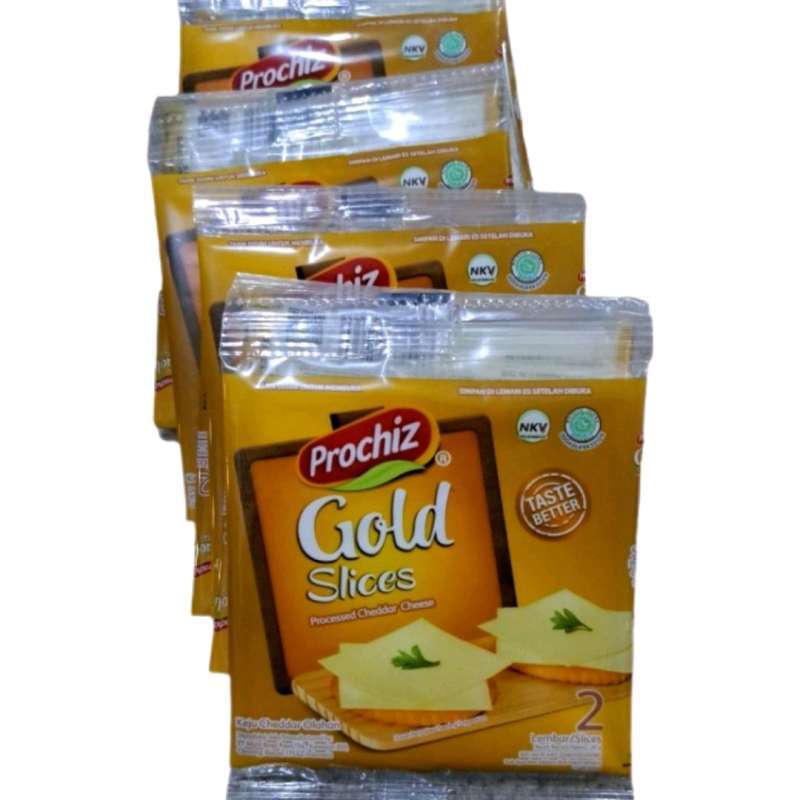 Jual Keju Prochiz Gold Slice 2's 1 Renceng Isi 8 Sachet Di Seller Toko ...