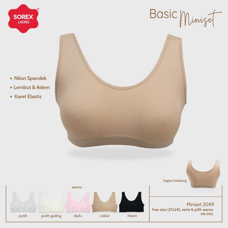 Jual Sorex Young Basic Miniset Anak Remaja Polos Step 1 Freesize Tanpa ...
