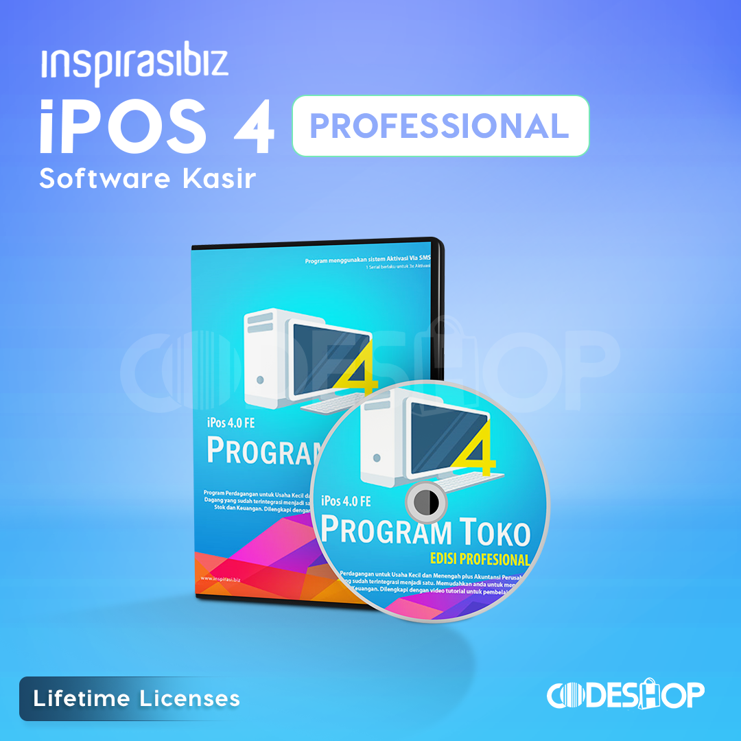 Jual Software Program Kasir Toko Minimarket Ipos 4 Ipos 4.0 Unlimited ...