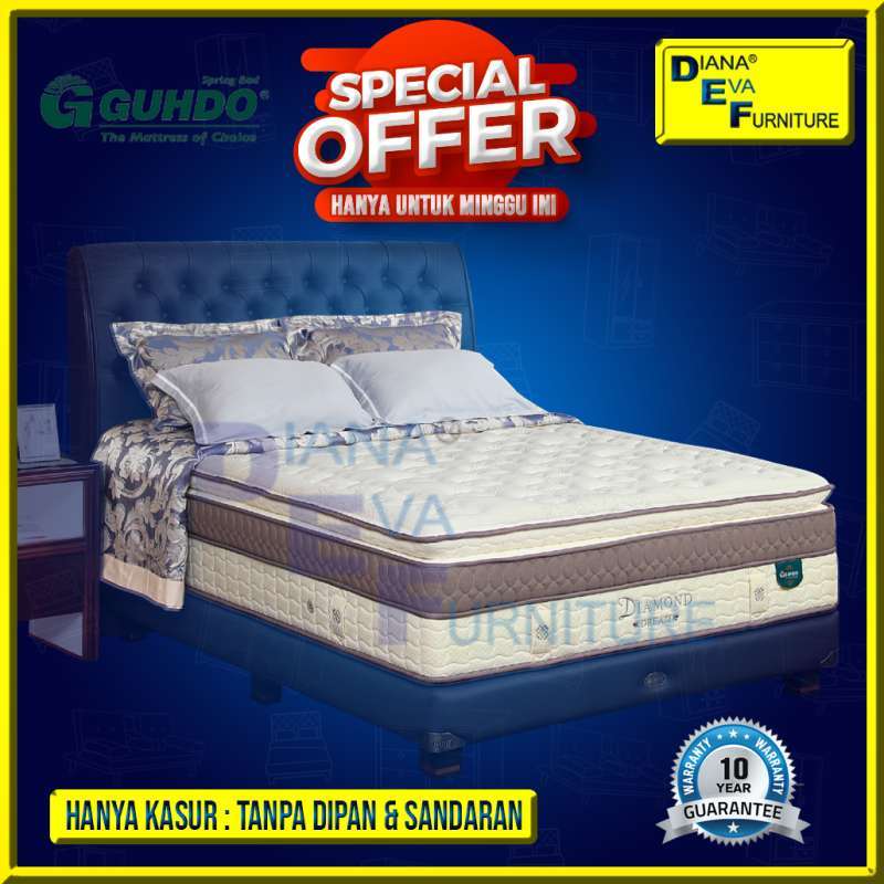 Promo Guhdo Diamond Dream Kasur Springbed - 160 X 200 Diskon 42% Di ...
