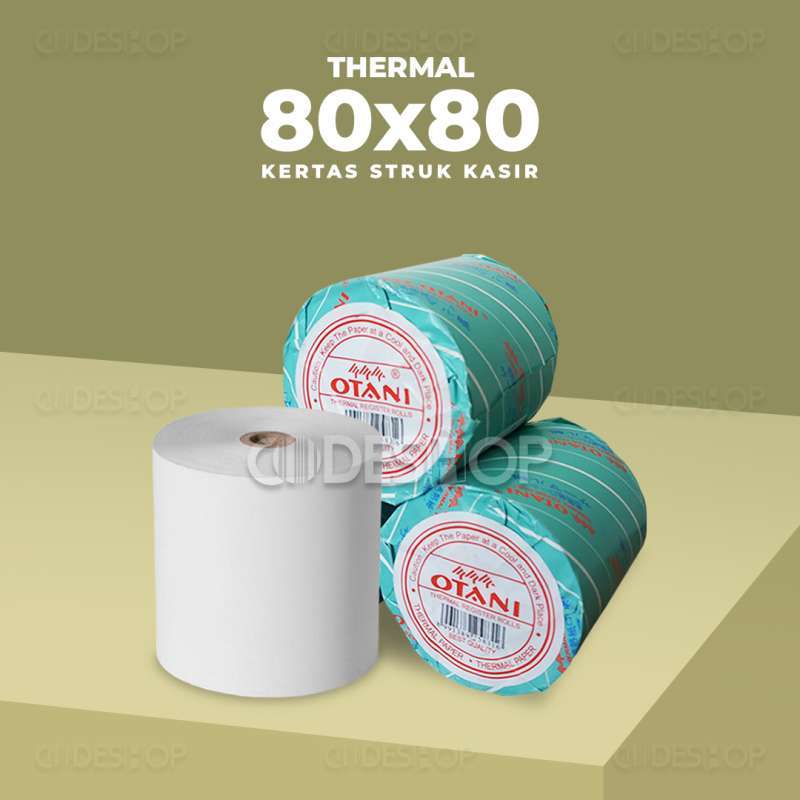 Jual Kertas Thermal Otani 80 X 80 Mm Otani Roll Kertas Kasir Thermal ...