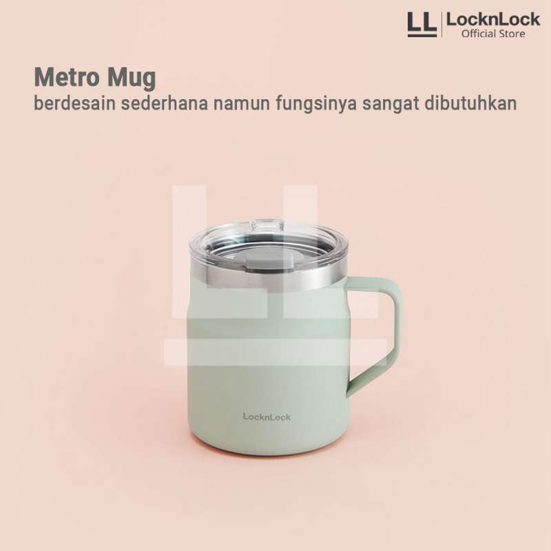 Promo LocknLock Tumbler Metro Mug 475ml - LHC4219 - Mint Diskon 32% di ...