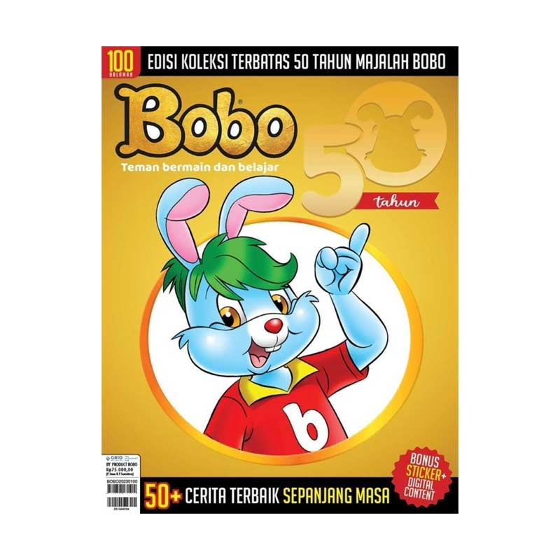 Pre Order Majalah Bobo Edisi 50 Tahun di Blibli, Banyak Bonusnya ...