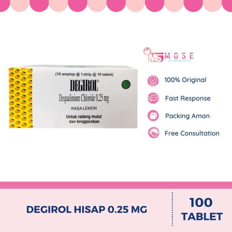 Jual DEGIROL HISAP 0.25 MG BOX 100 TABLET di Seller Apotek Mose Sawah ...