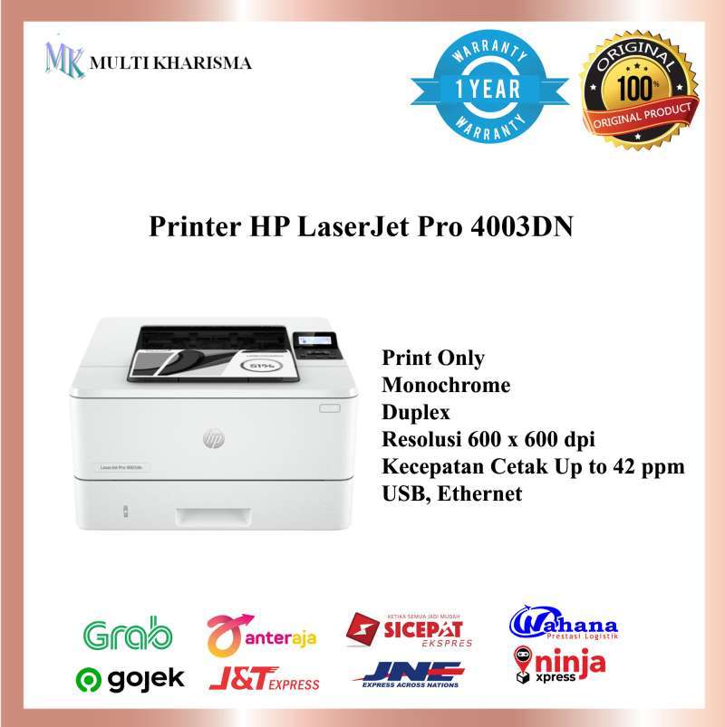 Hp Laserjet Pro 4003 Dn 🔥 Harga & Spesifikasi Terbaru Mei 2026