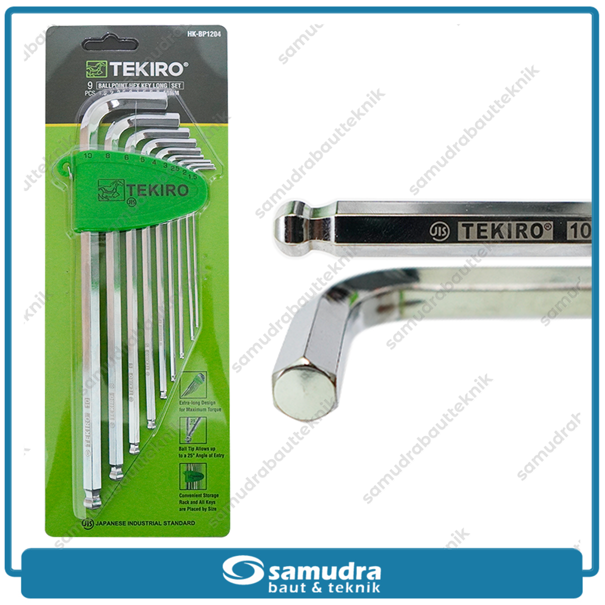 Jual Kunci L Panjang Ballpoint Tekiro 8 Pcs Original Murah - Harga ...